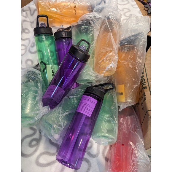 Kitchen | Bundle Of 12 2 Oz Reusable Water Bottles With Flip Top Lid ...